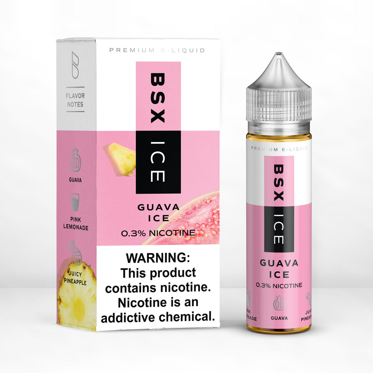 Guava Vape Juice - Premium Ice Flavor | BSX Vapor